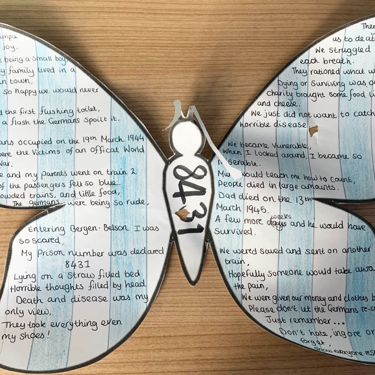 President Kennedy School - Echo Eternal - Year 8 Holocaust Poetry